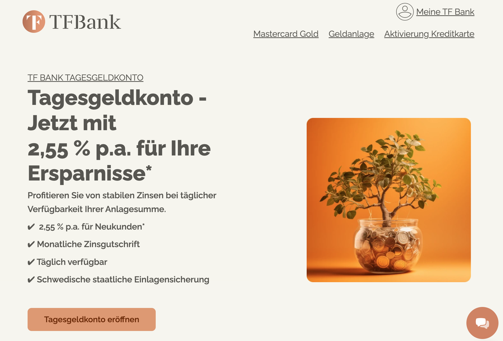 TF Bank Tagesgeldkonto im Test 2025