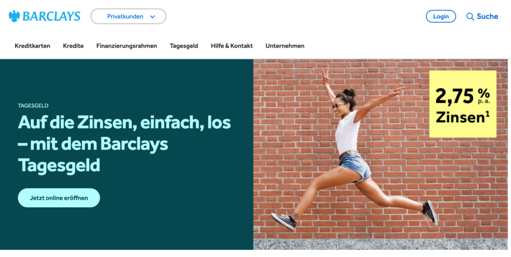 Barclays Tagesgeldkonto im Test 2025